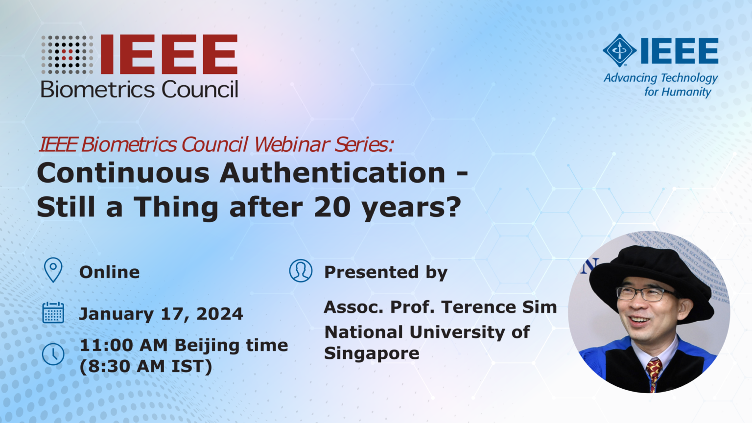 Continuous Authentication - Still a Thing after 20 years? | IEEE Biometrics Council